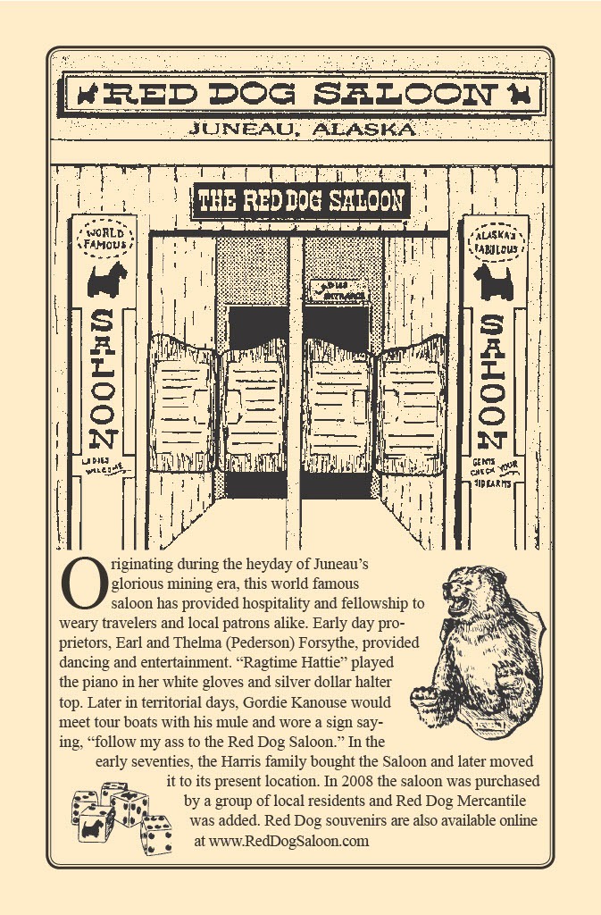 Red Dog Salooon Summer Menu